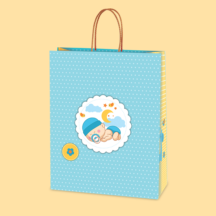 Paper bag XL1-562, J-cut » Bags.BG