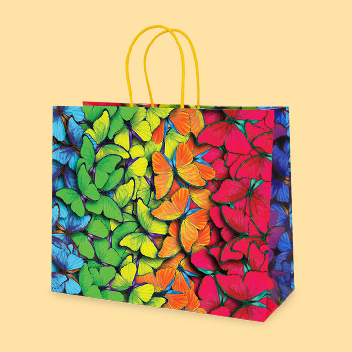 Paper bag H1-601, J-cut » Bags.BG